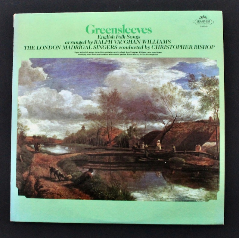 Greensleeves - English Folk Songs Arranged by Ralph Vaughan Wiliams - Etsy
