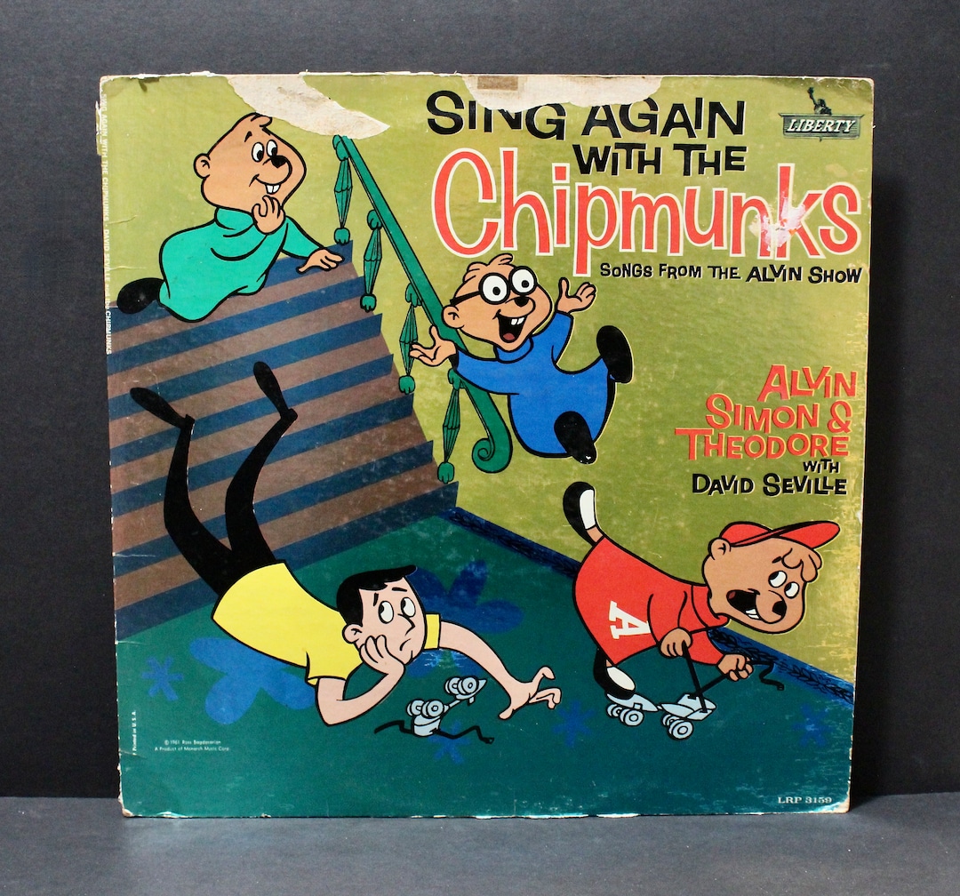 Vintage Sing Again With the the Chipmunks Vinyl Record Album 1961 - Etsy