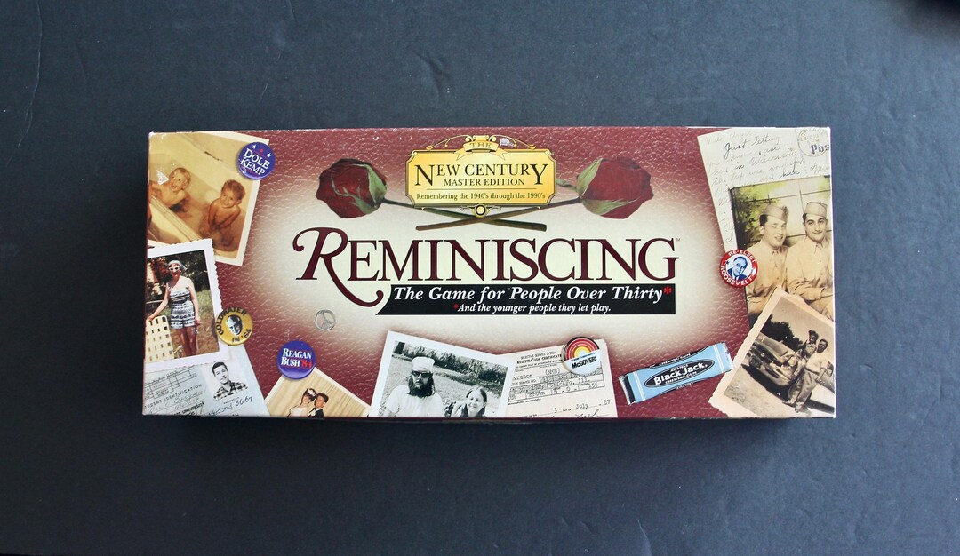 Vintage 1998 Reminiscing Game Remembering the 1940's Thru the 1990's - Etsy