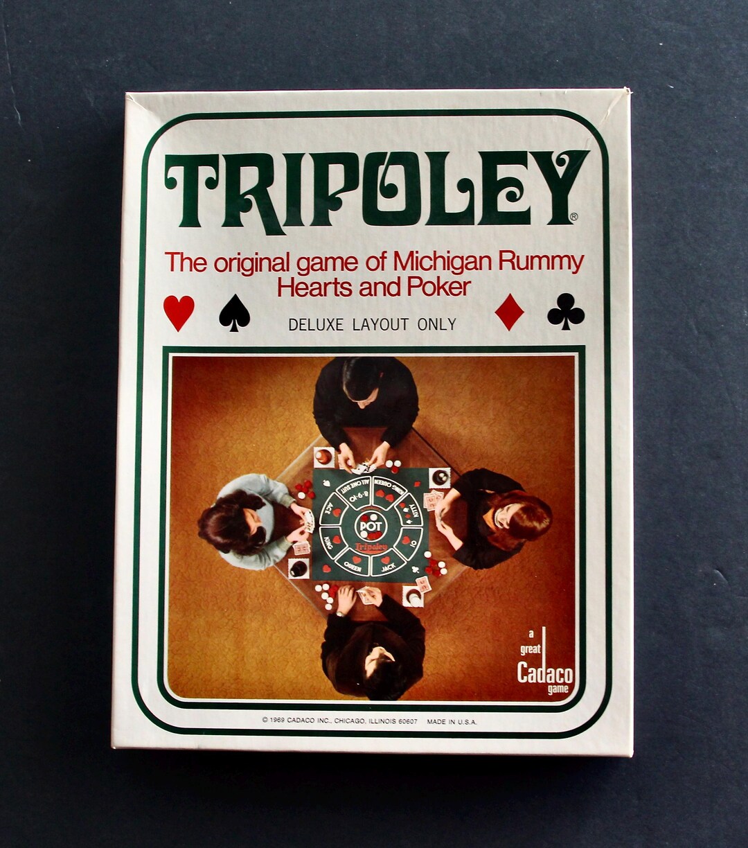 Vintage 1969 Tripoley Game – Deluxe Layout, Michigan Rummy - Etsy