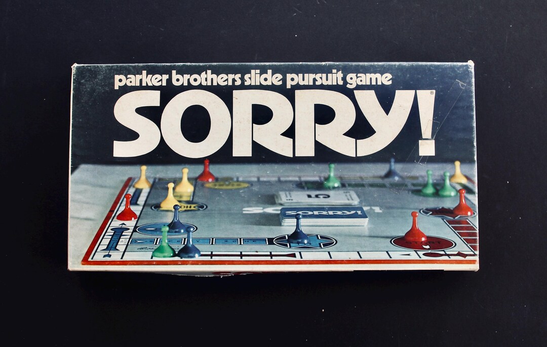 Vintage Sorry Game 1970 Parker Brothers - Etsy