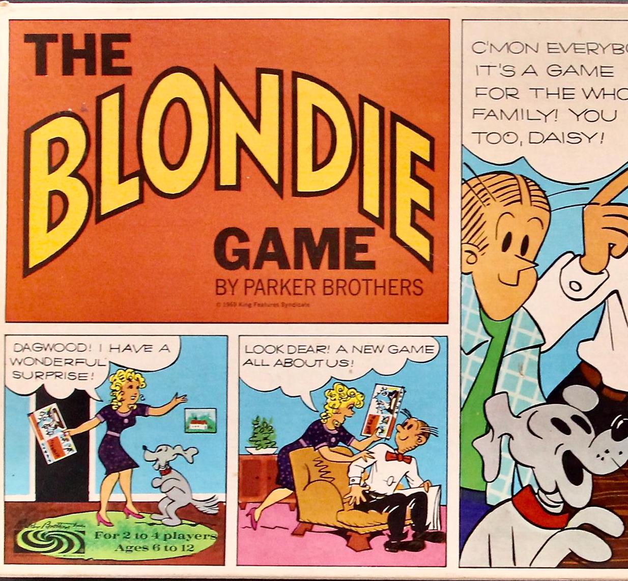 Vintage the Blondie Game 1969 - by Parker Brothers - Etsy