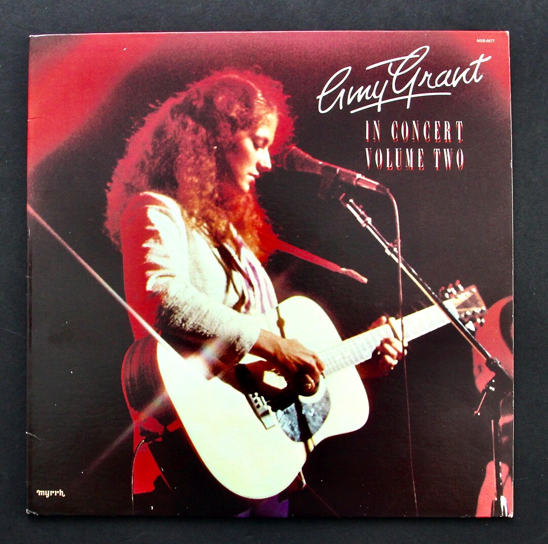 Vintage Amy Grant - 'any Grant in Concert Volume Two' Vinyl Record ...
