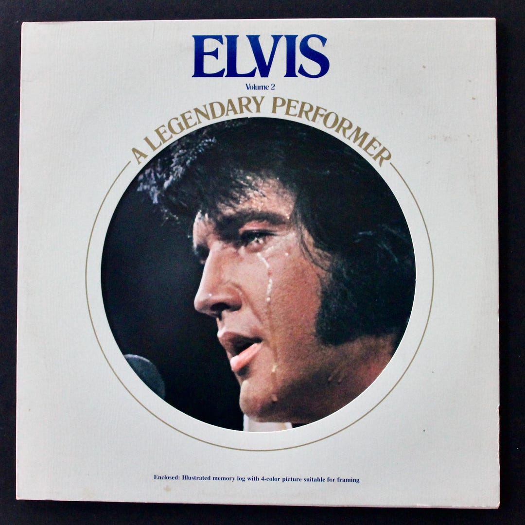 Vintage Elvis Presley "elvis Volume 2 - A Legendary Performer" Vinyl ...