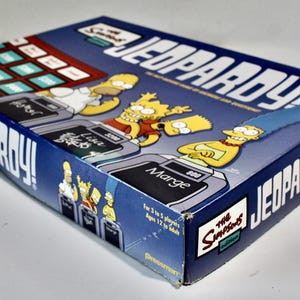 Collectible the Simpsons Edition JEOPARDY Game the Fast Moving Game of ...