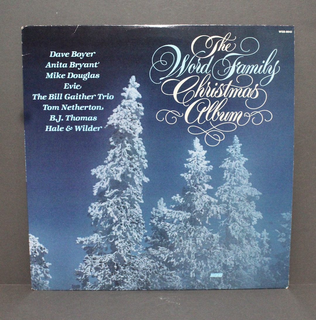 Vintage the Word Family Christmas Album Featuring Dave Boyer, Anita ...