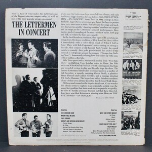 Vintage THE LETTERMEN in Concert 1968 Vinyl Record Album - Etsy