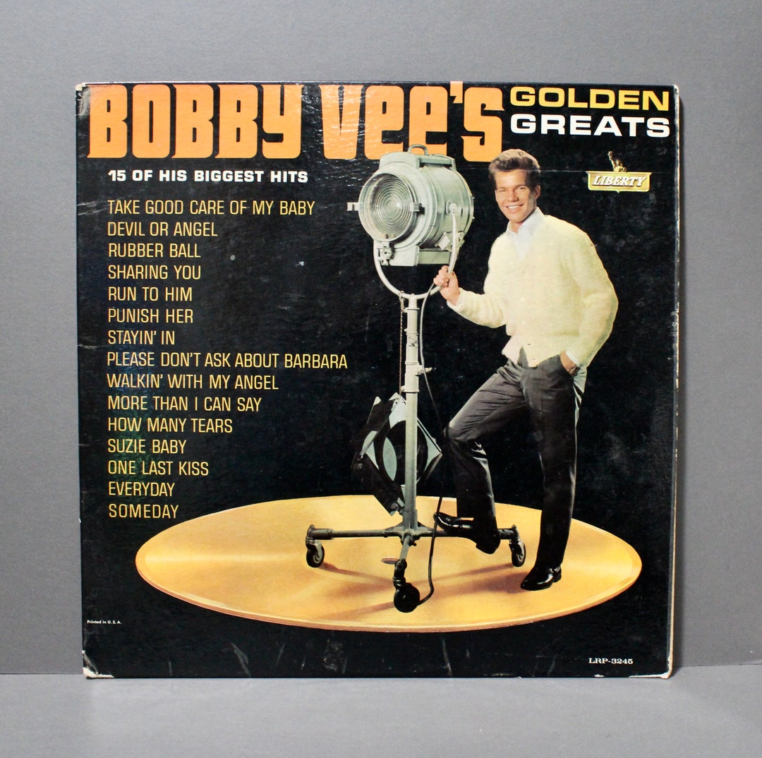Vintage BOBBY VEE'S Golden Greats 1962 Vinyl Record Album - Etsy