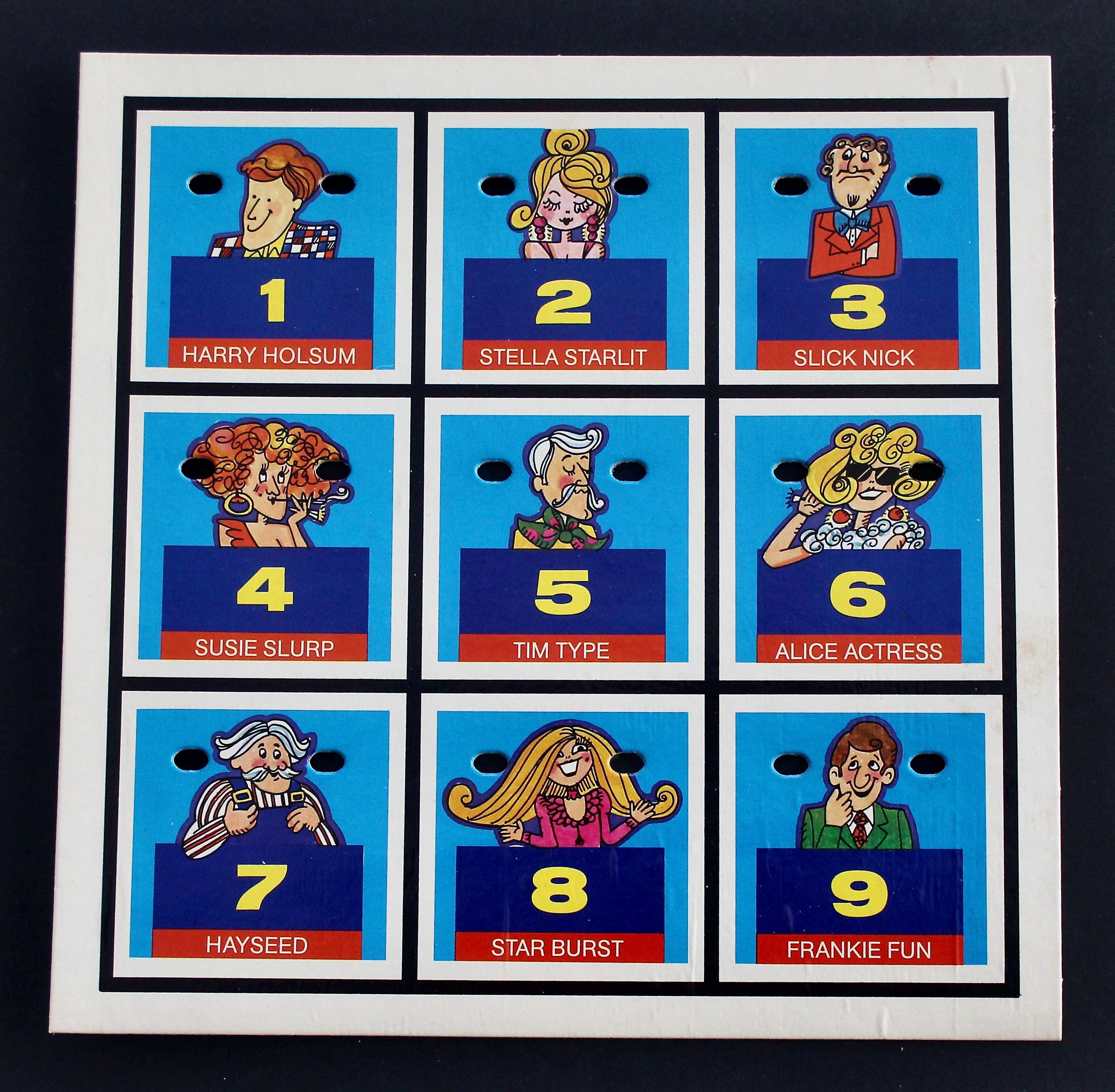 Vintage 1974 the Hollywood Squares - TV Game - Etsy