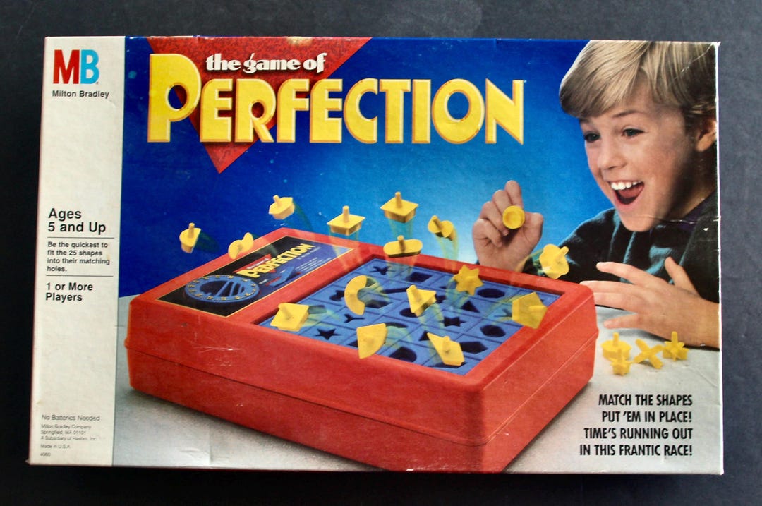 Vintage the Game of Perfection 1990 by Milton Bradley - Etsy