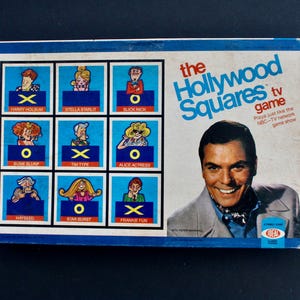 Vintage 1974 the Hollywood Squares - TV Game - Etsy