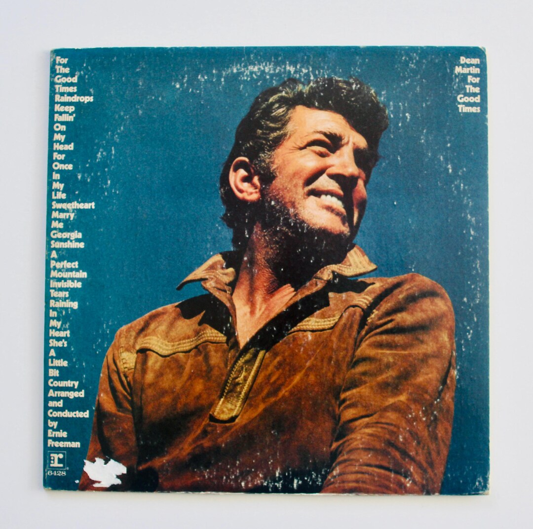 Vintage Dean Martin "for the Good Times" Vinyl Record Album 1971 - Etsy