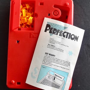 Vintage the Game of Perfection 1990 by Milton Bradley - Etsy