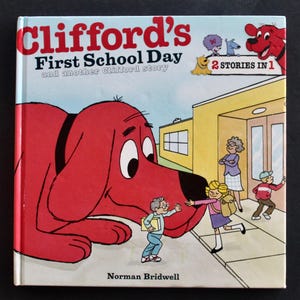 Vintage Clifford's First School Day Hardcover Book by Norman Bridwell ...