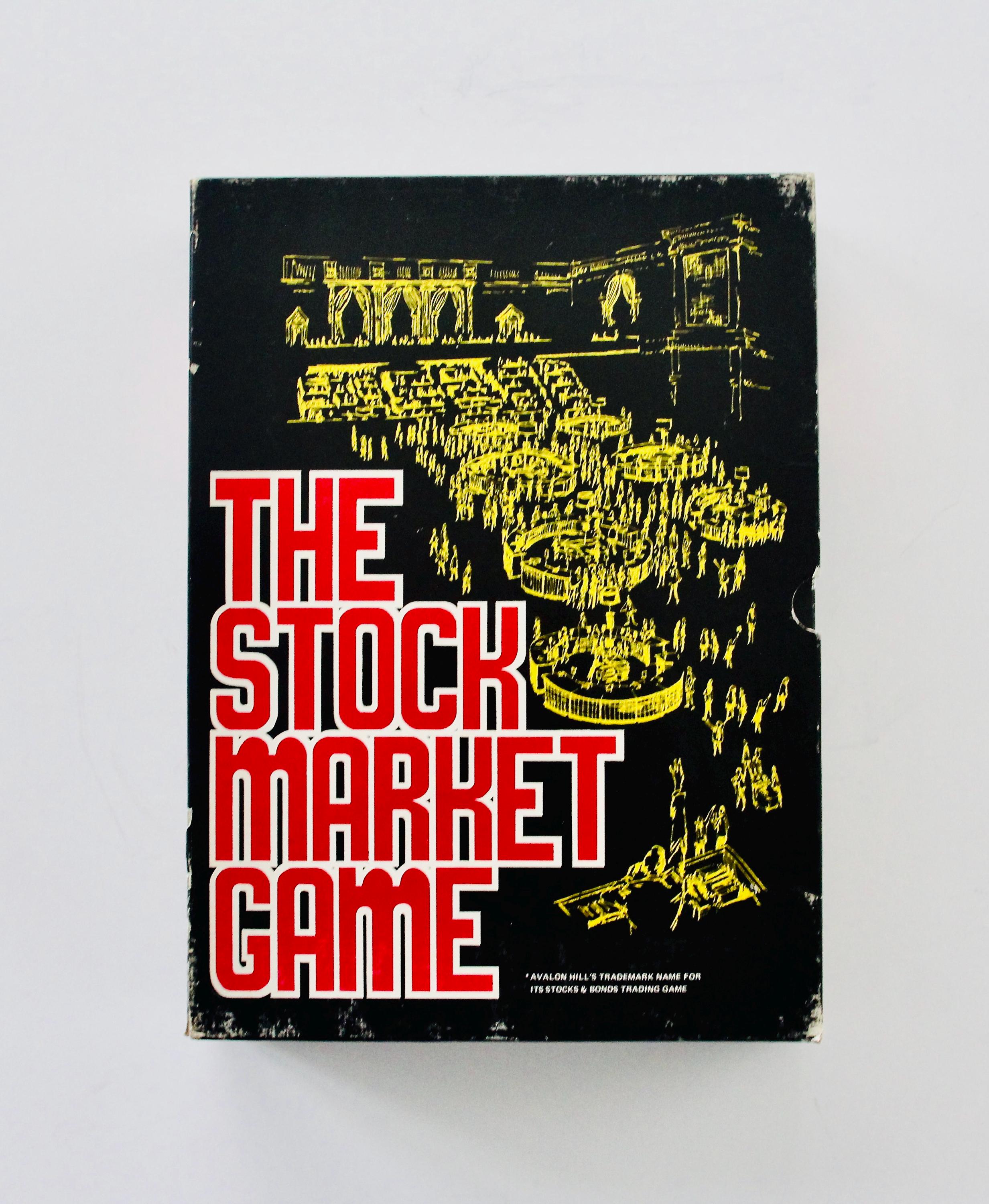 Vintage 1970 "the Stock Market Game" - Bookcase Game by Avalon Hill's ...
