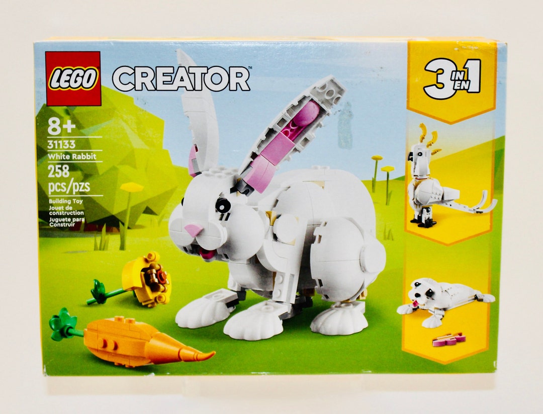 Lego 'CREATOR' 3in1 31133 White Rabbit New in Box - Etsy