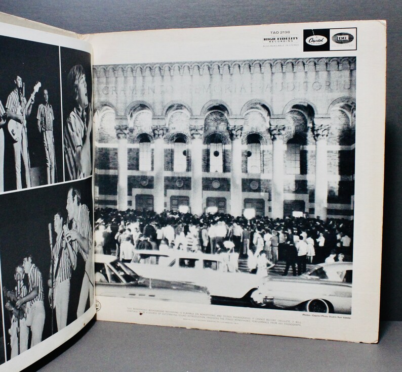 Vintage Beach Boys Concert Vinyl Record Album 1964 - Etsy