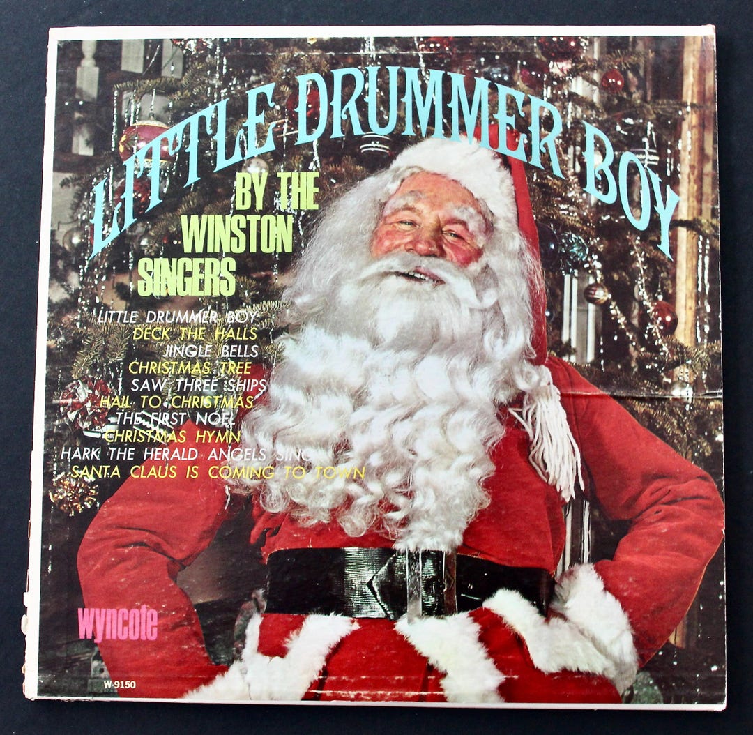 Vintage Little Drummer Boy by the Winston Singers 1966 Vinyl Record ...