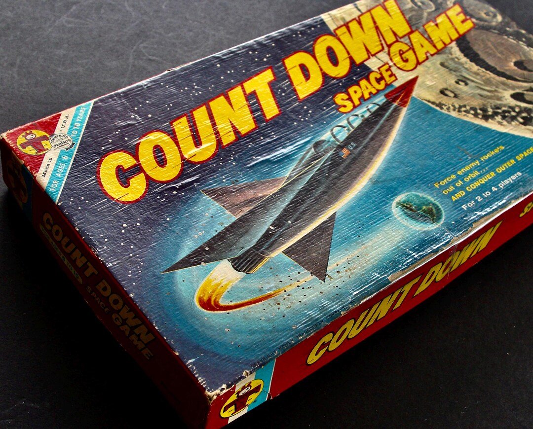 Vintage 'count Down Space Game' 1959 by Transogram - Etsy