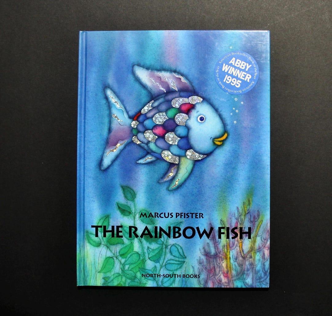 Vintage the Rainbow Fish by Marcus Pfister 1995 - Etsy