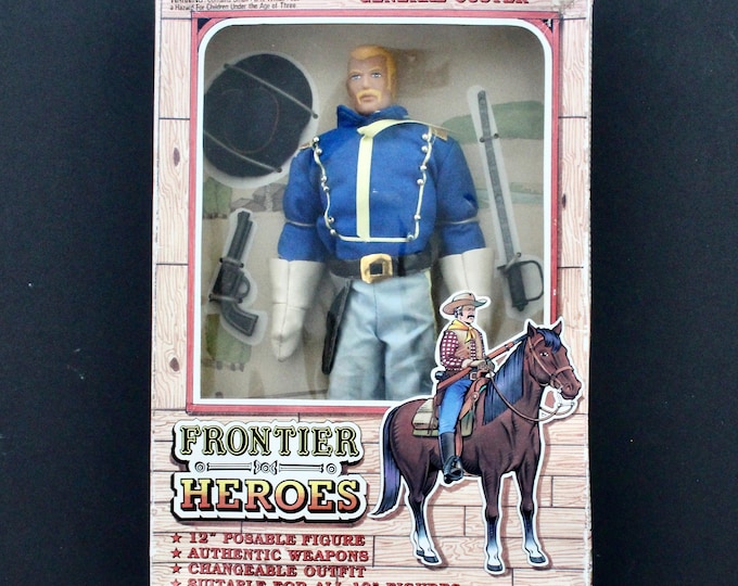 Vintage Frontier Heroes General Custer Action Figure 1993 - In-time ...
