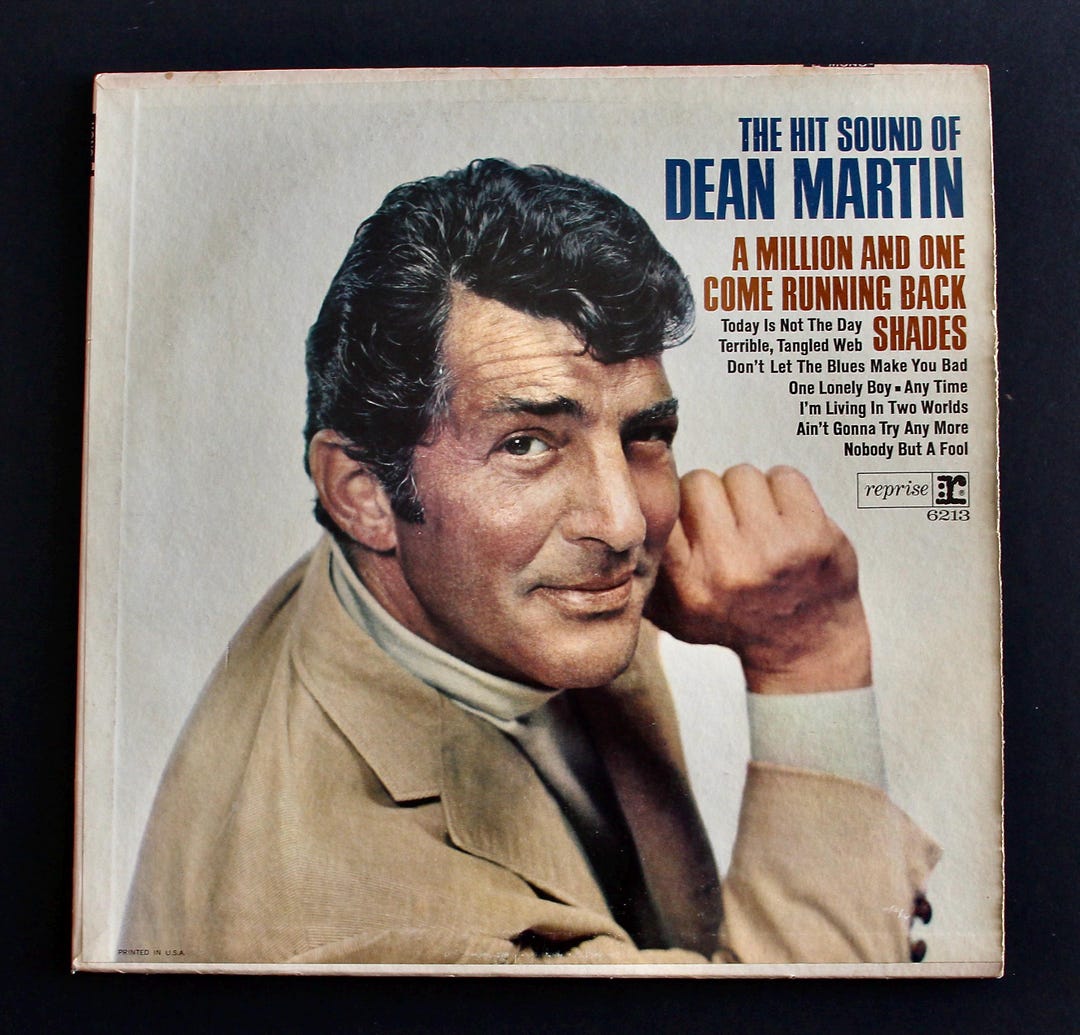 Vintage the Hit Sound of Dean Martin Vinyl Record Album, 1966 - Etsy