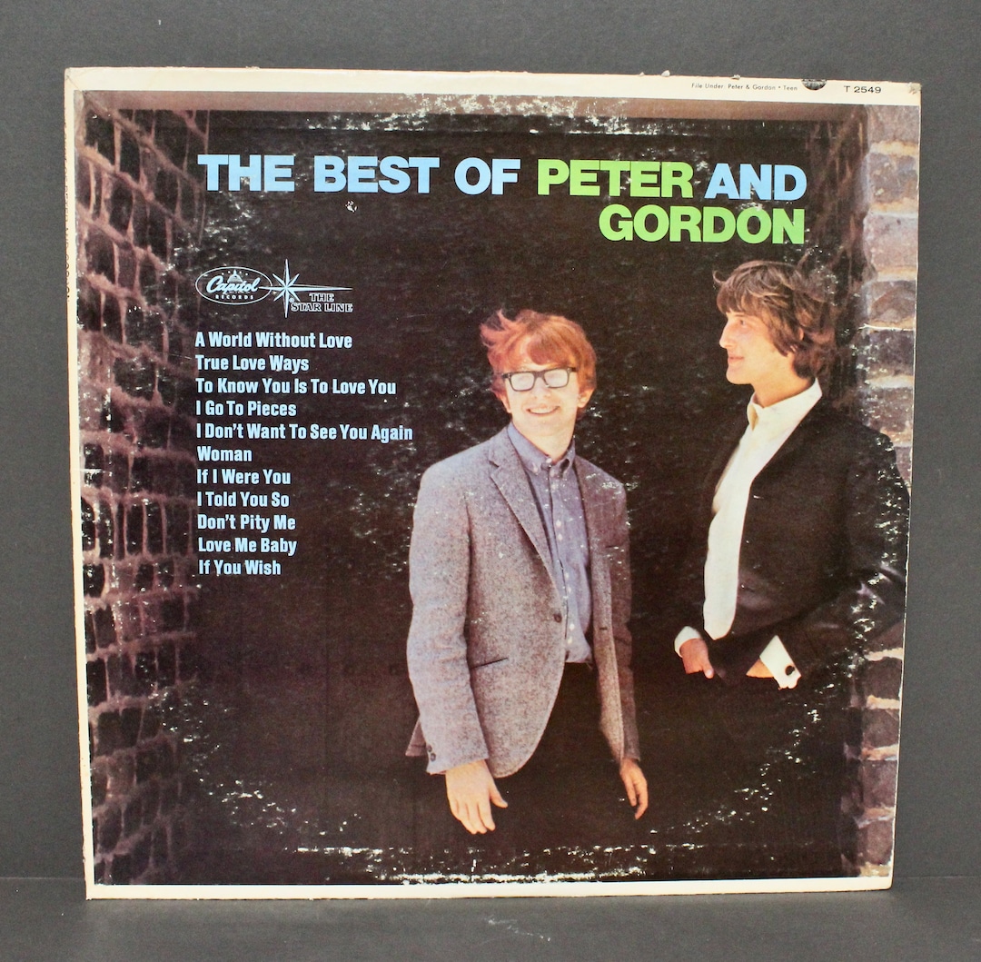 Vintage Peter and Gordon "the Best of Peter and Gordon" 1978 Vinyl ...
