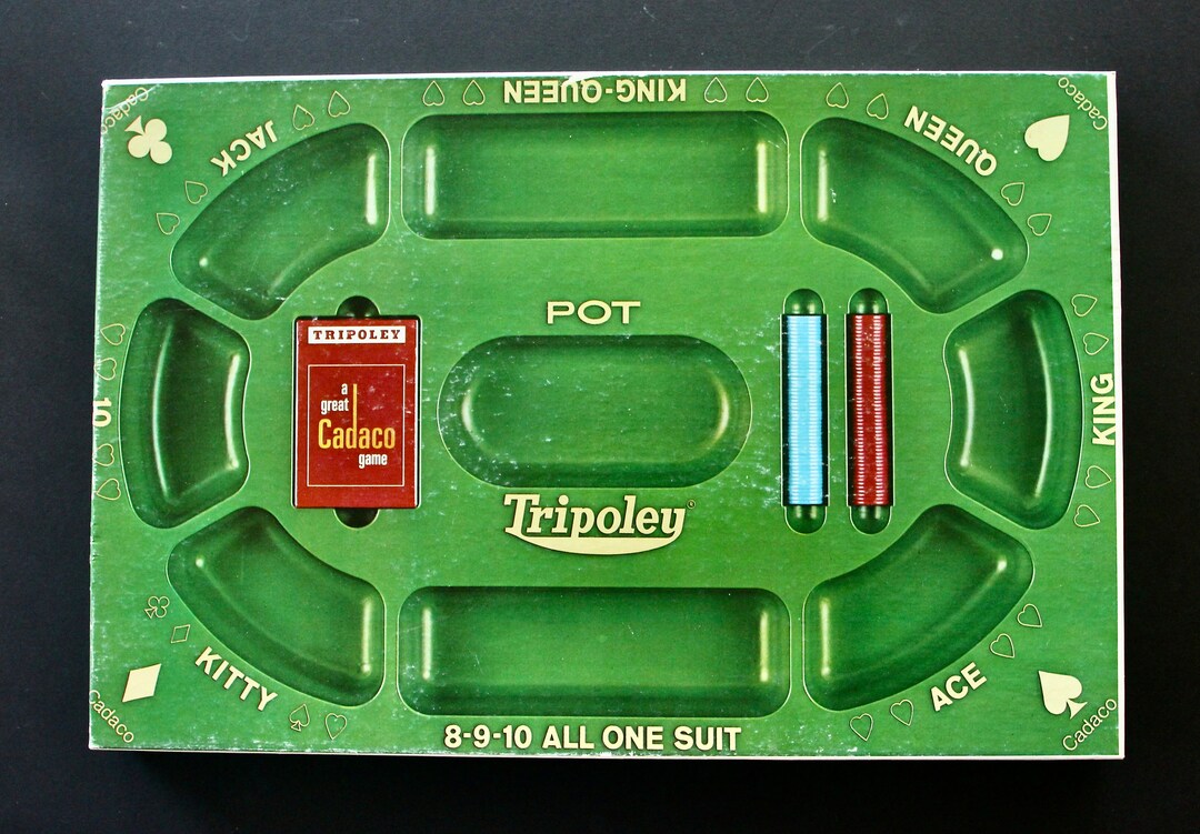 Vintage A Great Casado Game - "tripoley" 1960 (michigan Rummy) - Etsy