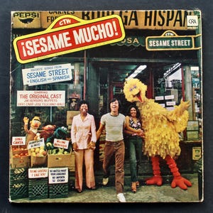 Vintage Sesame Street "sesame Mucho" 1974 Vinyl Record Album - Etsy