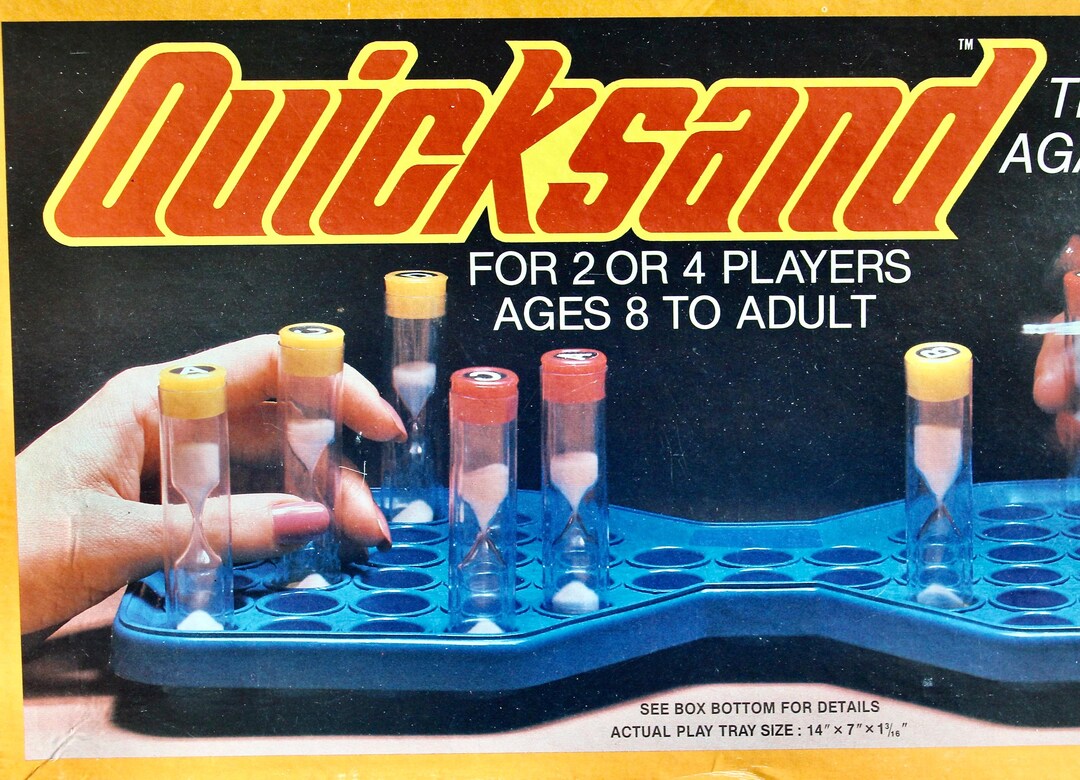 Vintage Quicksand Game 1981 - the Sand Race Against Time... - Etsy