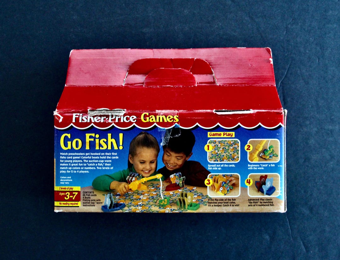 Vintage Fisher Price "go Fish" - Color Matching Game - 1997 - Etsy