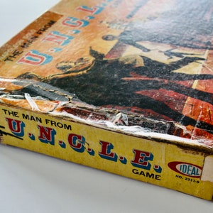 Vintage 1965 Napoleon Solo the Man From UNCLE Board Game by IDEAL - Etsy