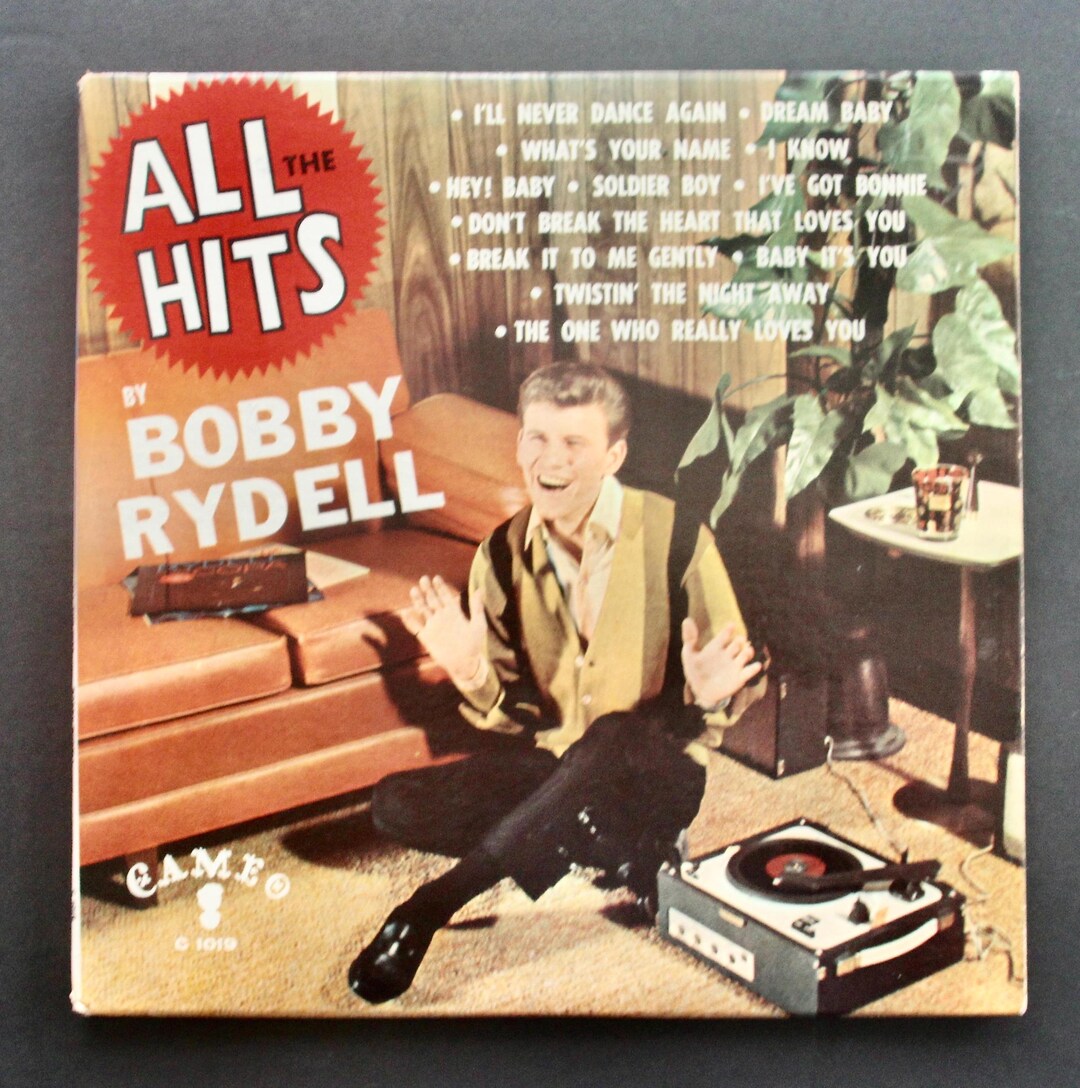 Vintage Bobby Rydell : "all the Hits" Vinyl Record Album 1962 - Etsy