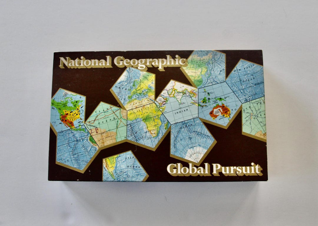 Vintage 1987 National Geographic Global Pursuit Complete - Etsy