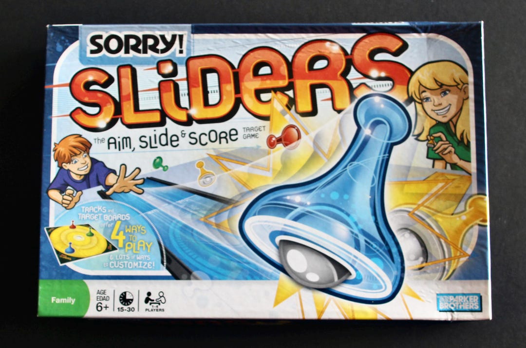 Vintage 2008 SORRY Sliders Game - the Aim, Slide & Score Target Game - Etsy