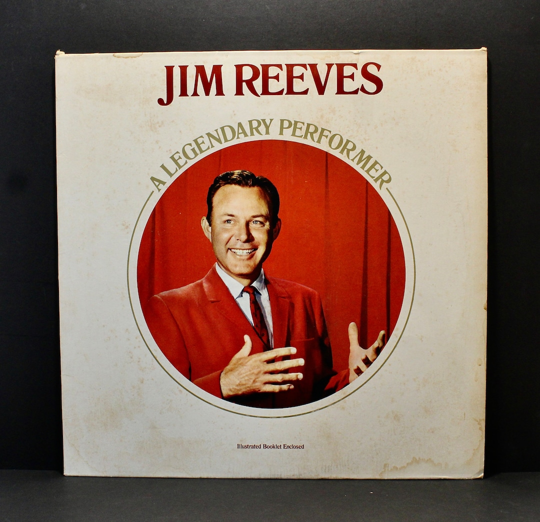Vintage Jim Reeves A Legendary Performer Vinyl Record Album 1976 - Etsy