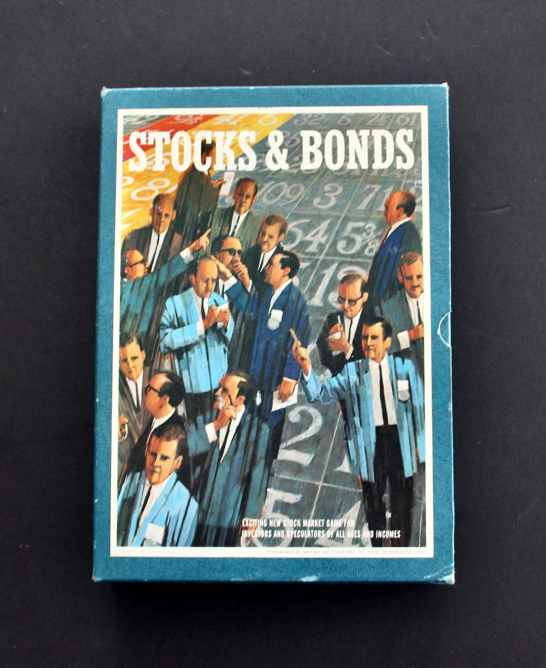 Vintage 1964 Stocks & Bonds Stock Market Game by Bookshelf Games 3M ...