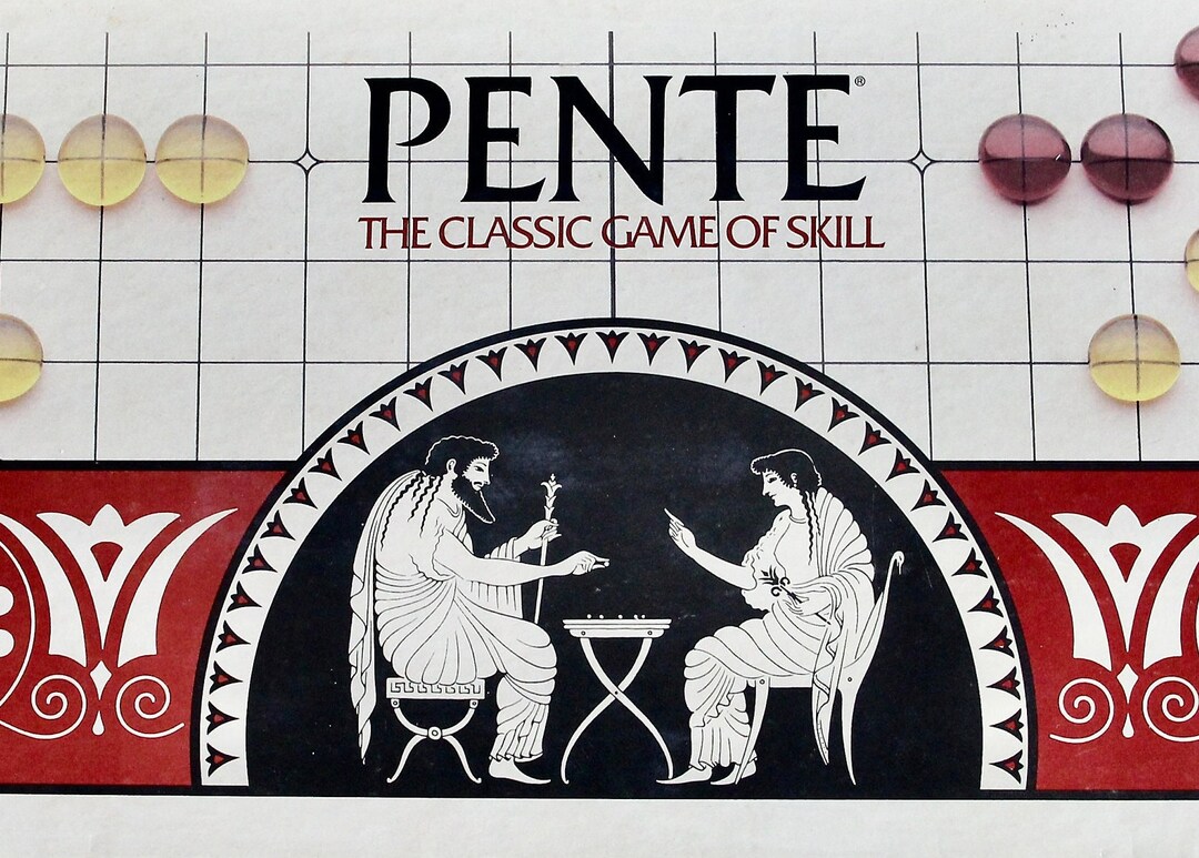 Vintage 1984 PENTE the Classic Game of Skill Board Game by Parker ...