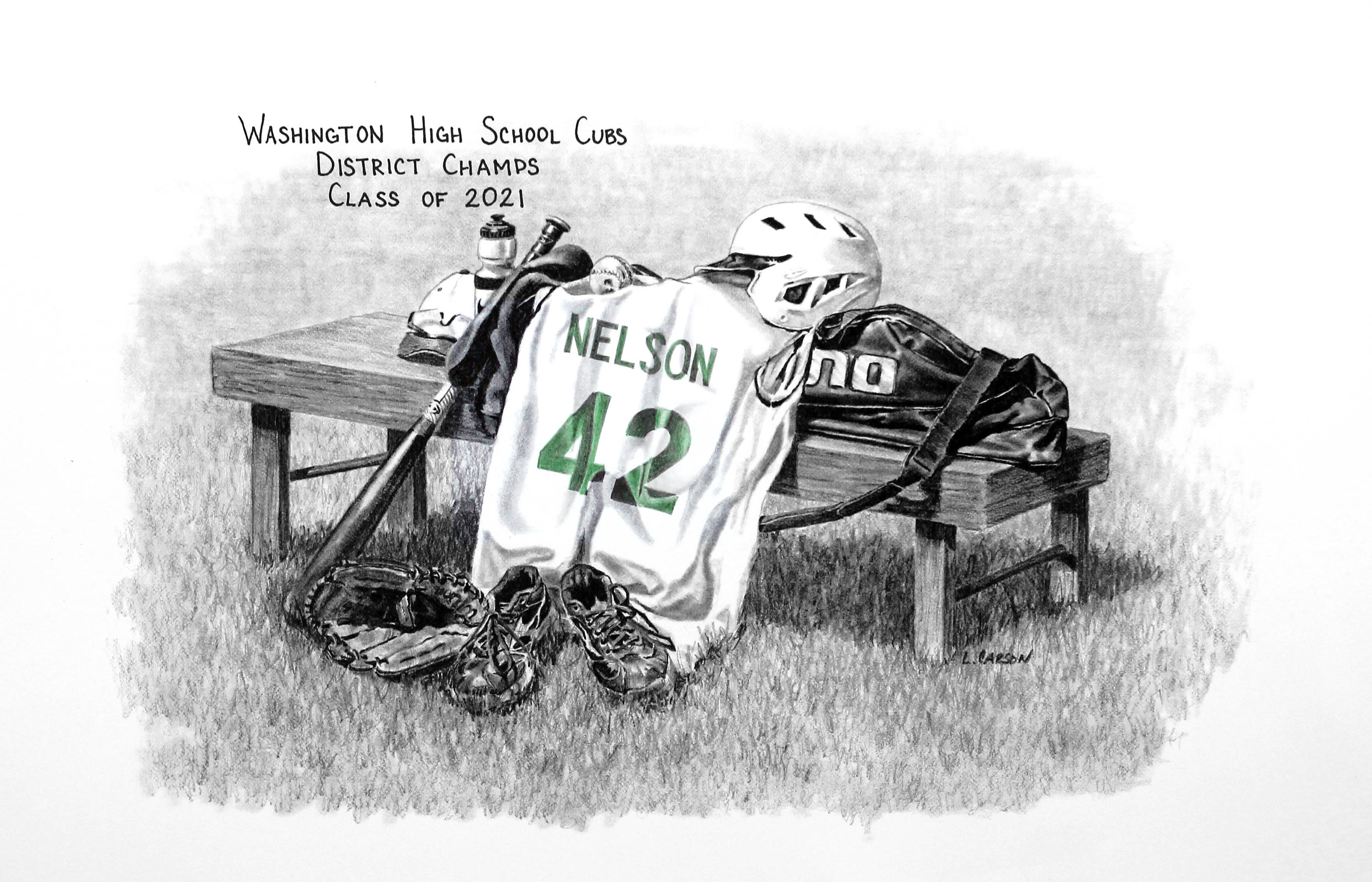 Personalized Baseball Print Team Colors Baseball Gift - Etsy