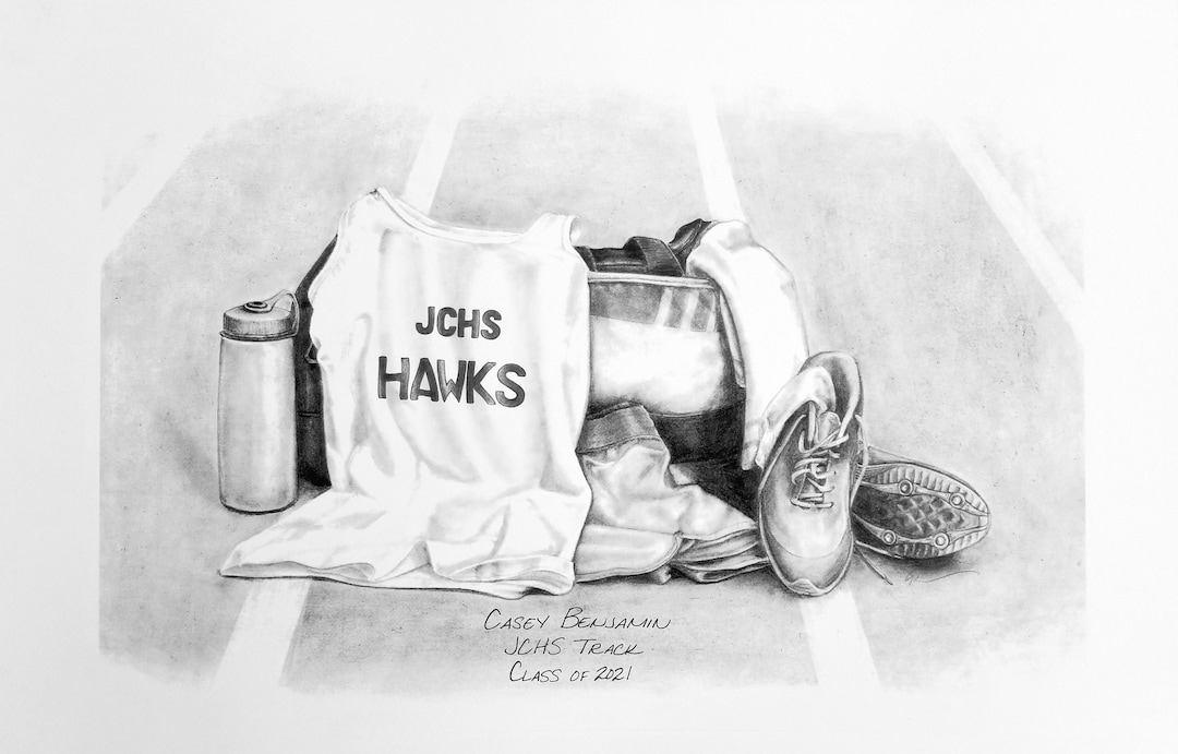 Personalized Track and Field Print, Track Gift, Senior Gift, Banquet ...