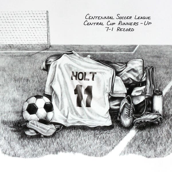 Soccer Print - Etsy