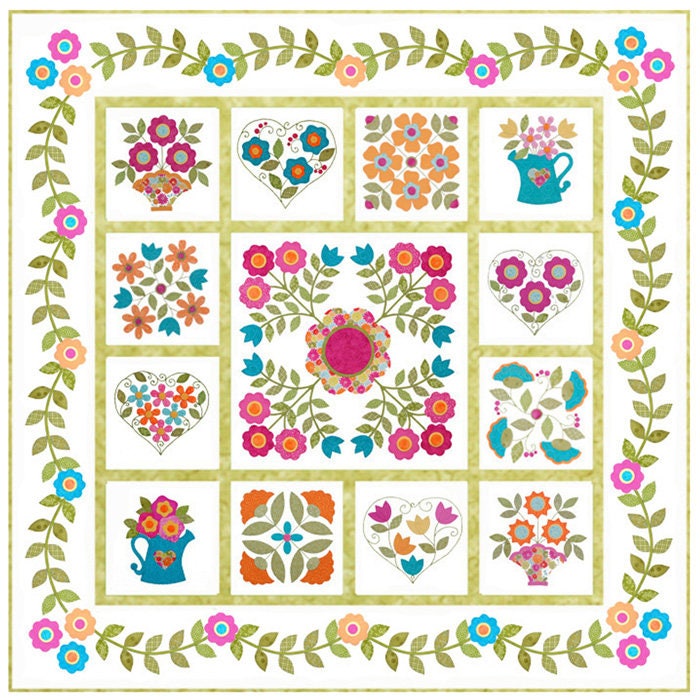 Be Happy Small Blocks and Finishing - Etsy