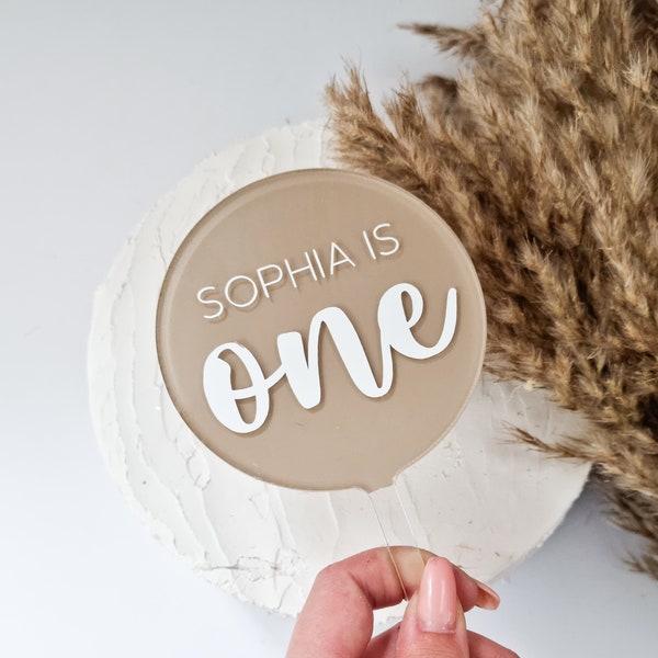 "one" Cake Topper - Etsy