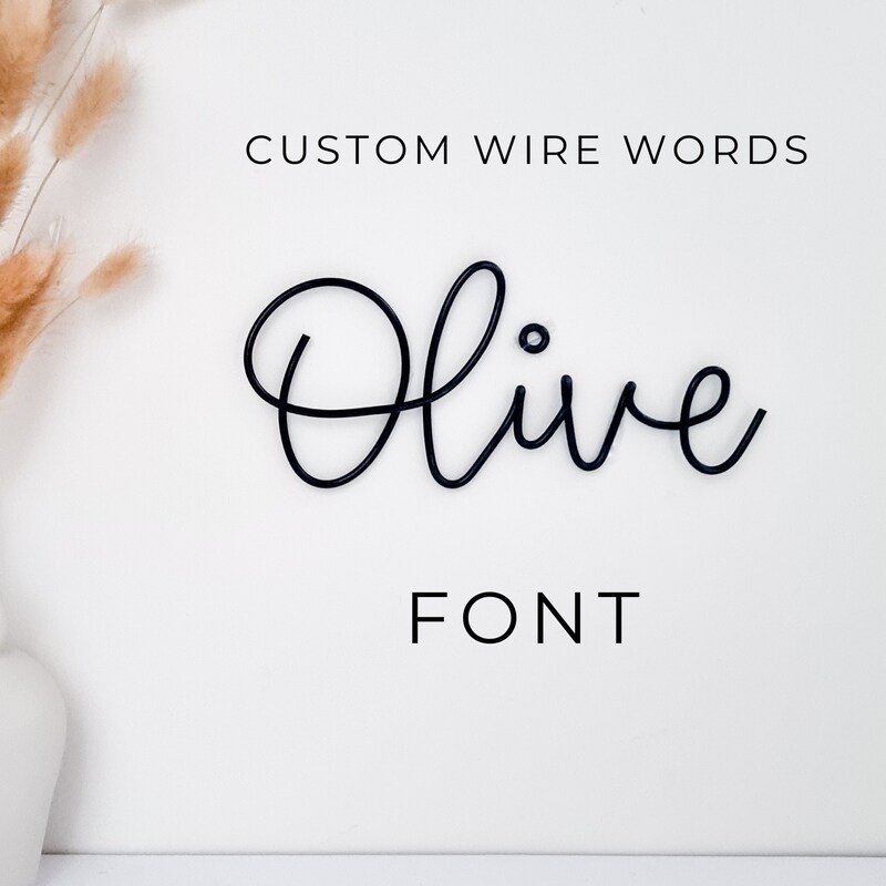 Wire Words - Etsy