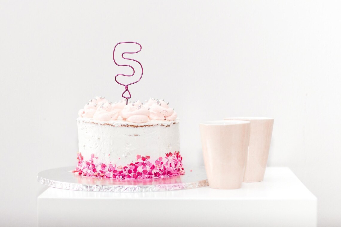 Number Cake Topper Balloon Number Cake Topper Birthday - Etsy