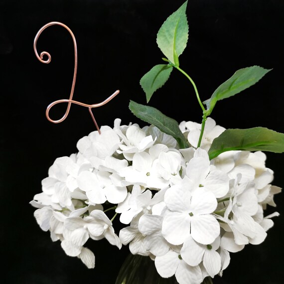 Wire Table Numbers Reception Table Numbers Wedding Decor | Etsy
