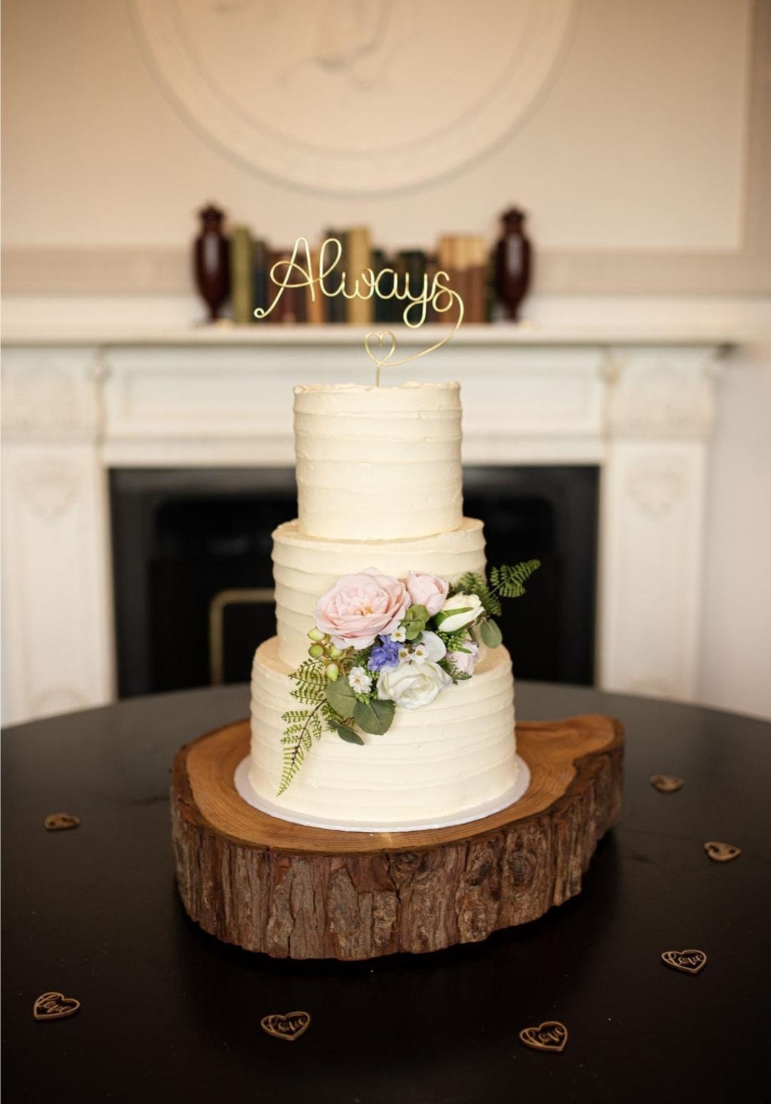 Always Wire Cake Topper Wire Wedding Cake Topper | Etsy