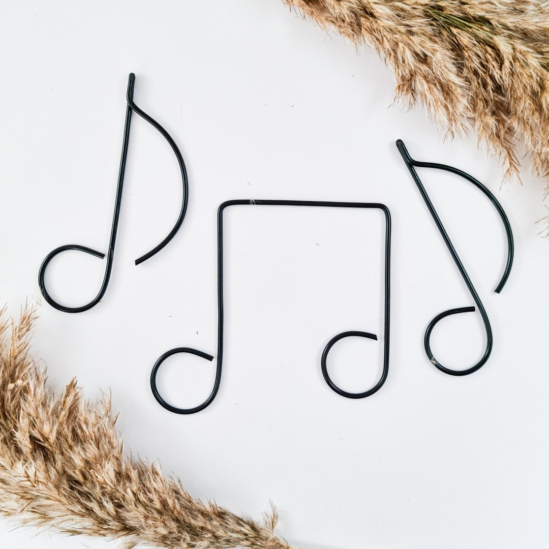 Music Note Wall Sign Set Music Note Wire Wall Art Wire - Etsy