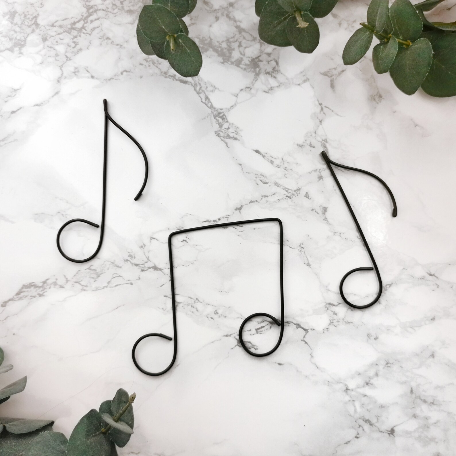 Music Note Wall Sign Set Music Note Wire Wall Art Wire | Etsy UK