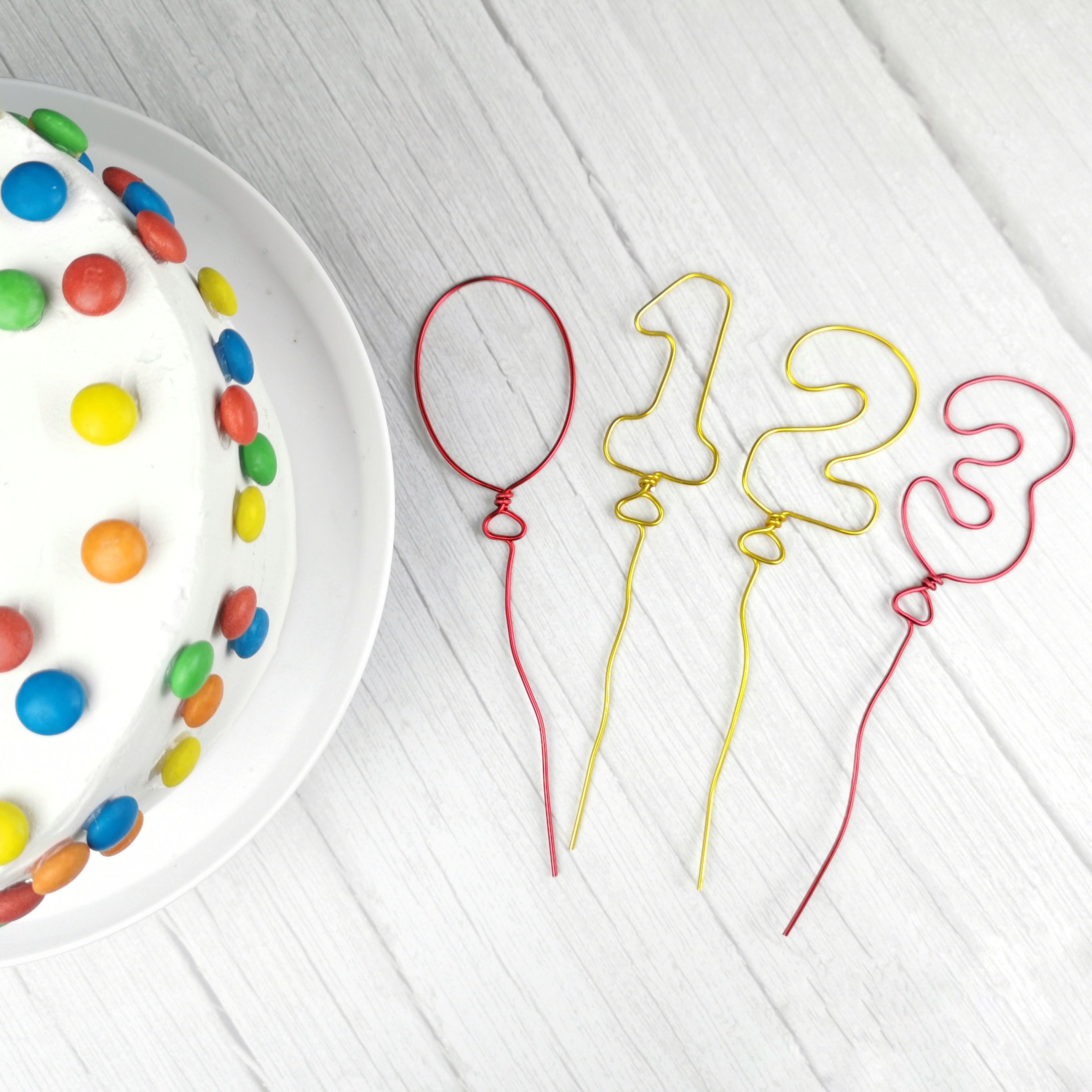 Number Cake Topper Balloon Number Cake Topper Birthday | Etsy